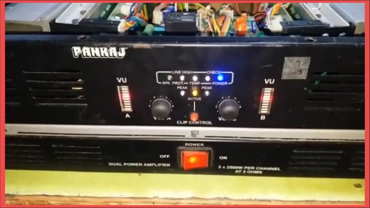 Pankaj power amplifier open testing - YouTube