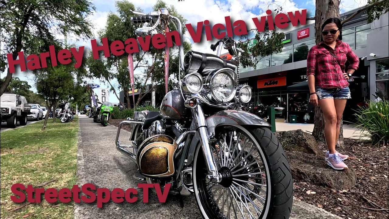 Harley Davidson. Aussie Viclas@ Harley Heaven Ringwood. Vicla view. Low ...
