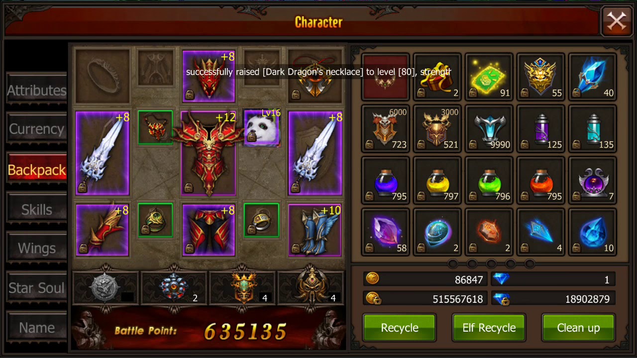 MU Origin Warrior 8th Rebirth level 100 - YouTube