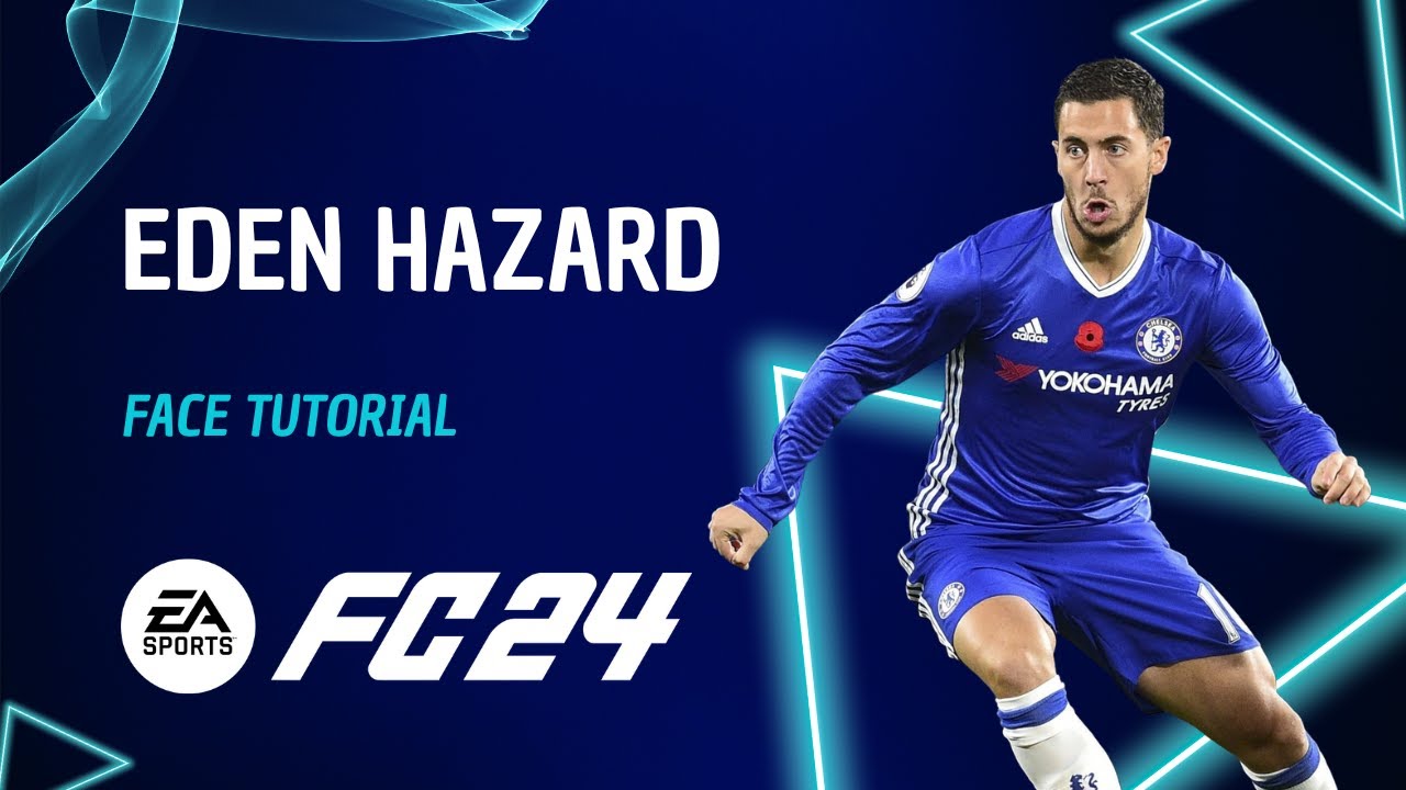 EA FC24 Player Creation Guide: EDEN HAZARD Lookalike Face Tutorial ...