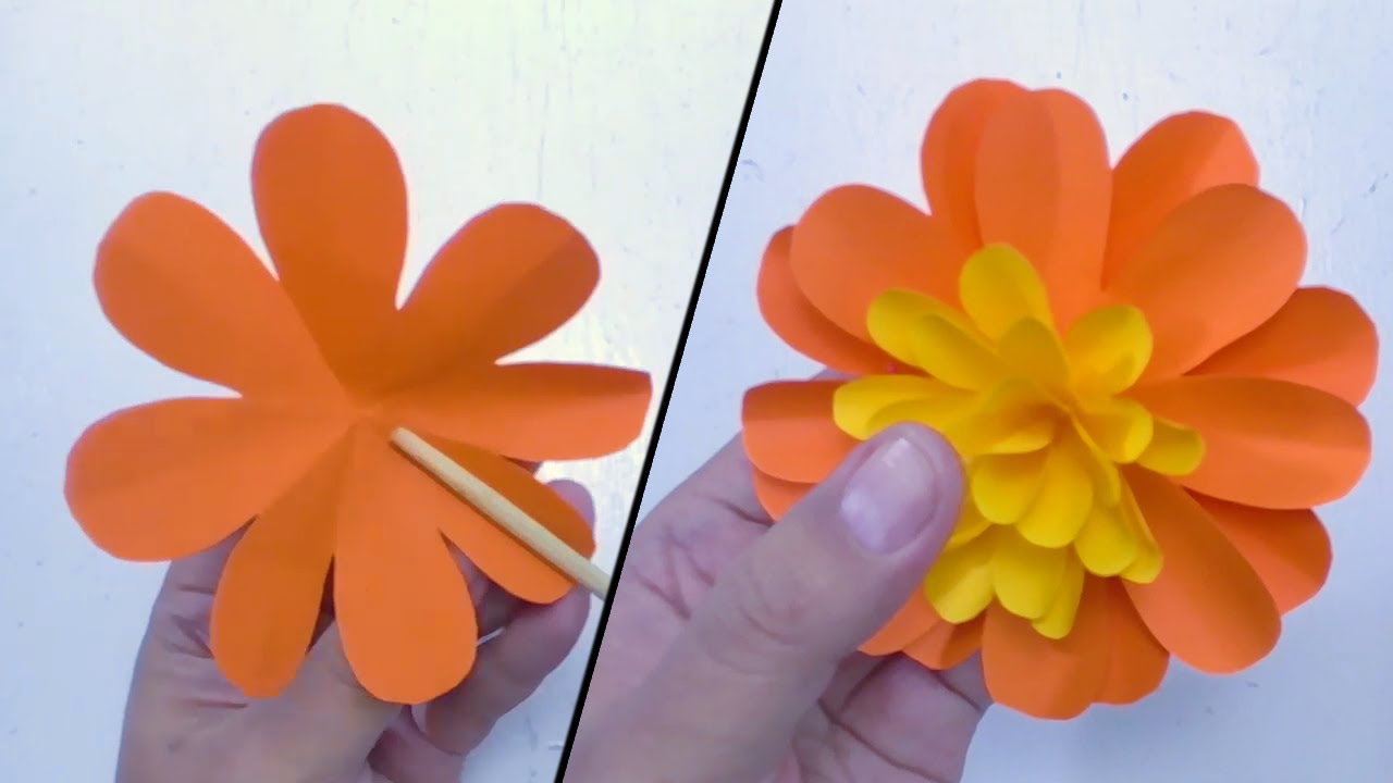 Cara Buat Bunga Kertas Mudah - Tutorial Bunga Kertas Lengkap dan Mudah ...