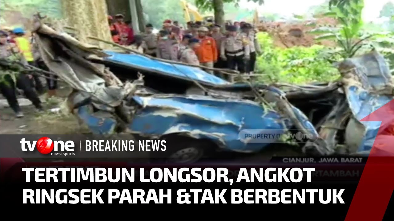 Gempa Cianjur, Penampakan Angkot yang Hancur Terseret Masuk ke Jurang ...