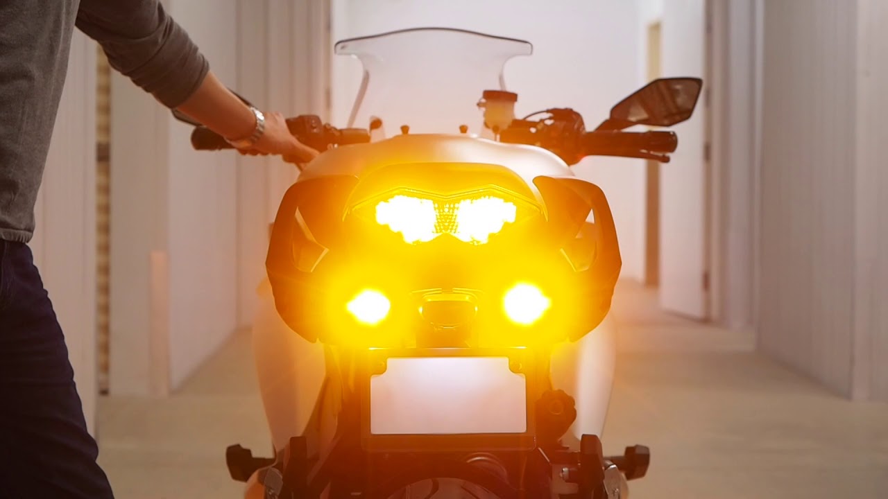 Preview video: Custom LED Blaster X tail light, Rizoma signals, and ...