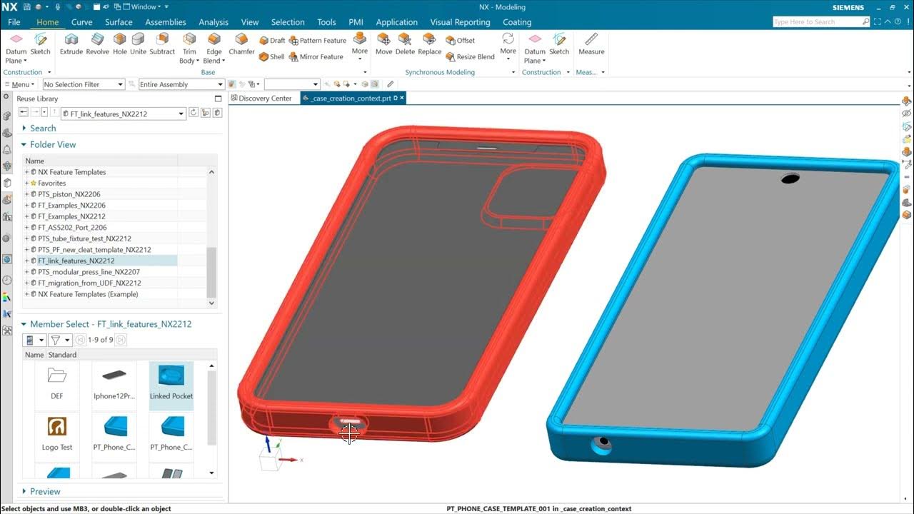 NX Feature Templates: Now with WAVE Links! [NX 2212] - YouTube