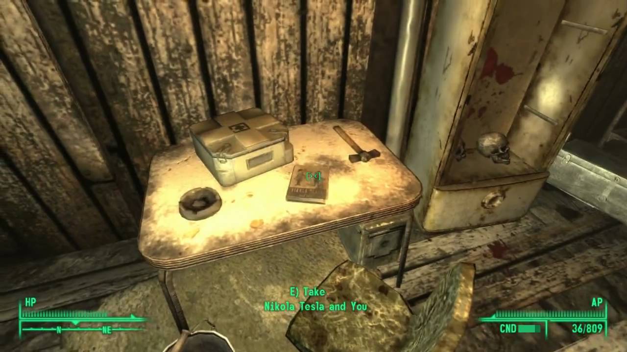 Fallout 3: Energy Weapons Book - Mason Dixson Salvage - YouTube