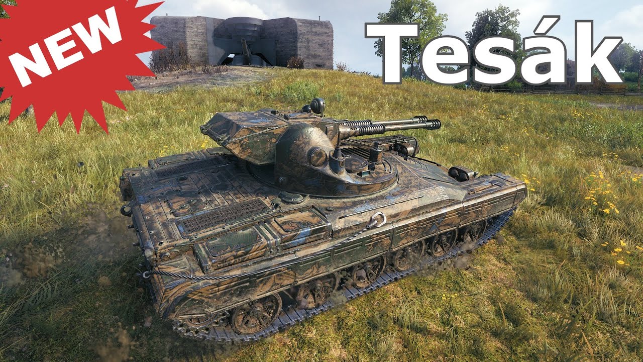 World of Tanks Tesák - Tier X Czech Light Tank - YouTube