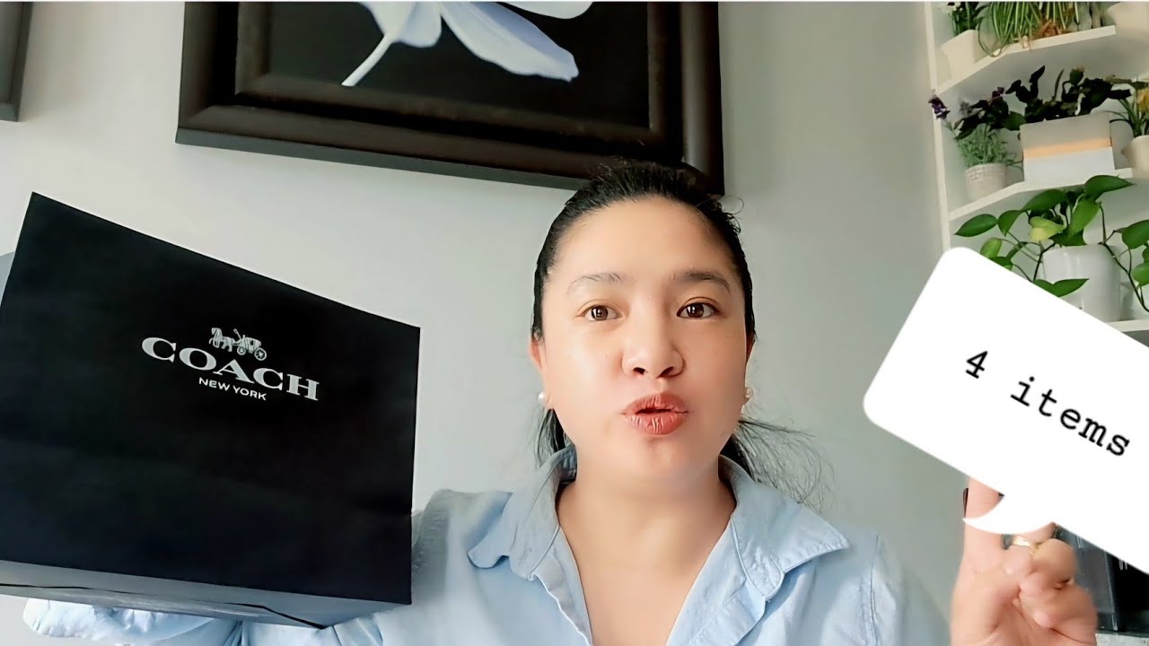 Coach UNBOXING - YouTube