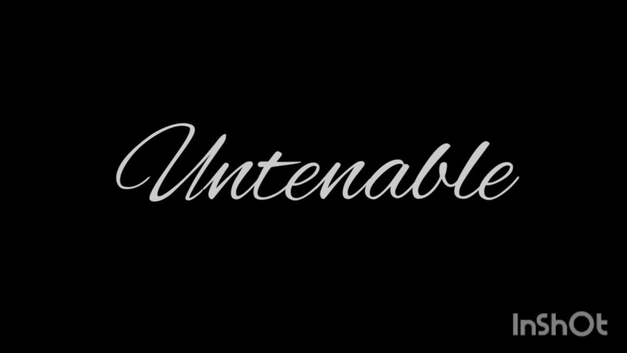 Untenable pronunciation and meaning - YouTube