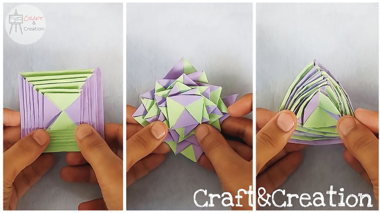Paper toy antistress transformer || DIY easy craft (@craft.creation ...