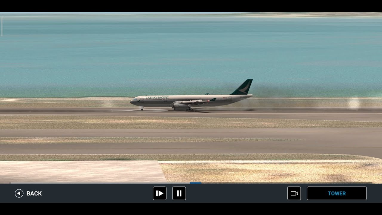 Cathay Pacific flight 780 (Landing Animation)-deadly descent - YouTube