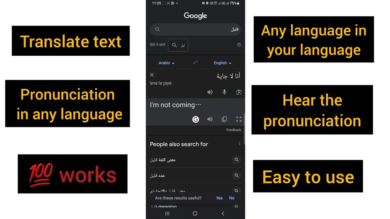 💯 How to get the translation , pronunciation of any text in any ...