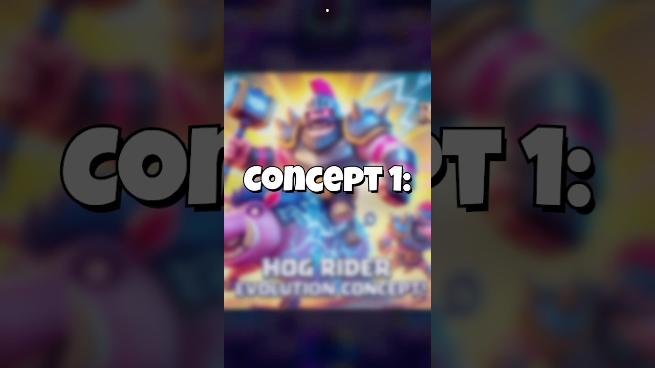 EVO Hog Rider Concepts from Clash Royale! Unleashing the future of hog ...