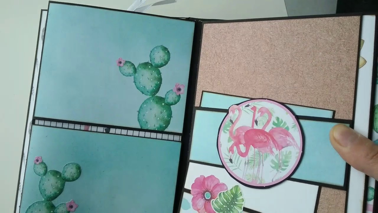 Album avec un set paper craft de chez Action - YouTube