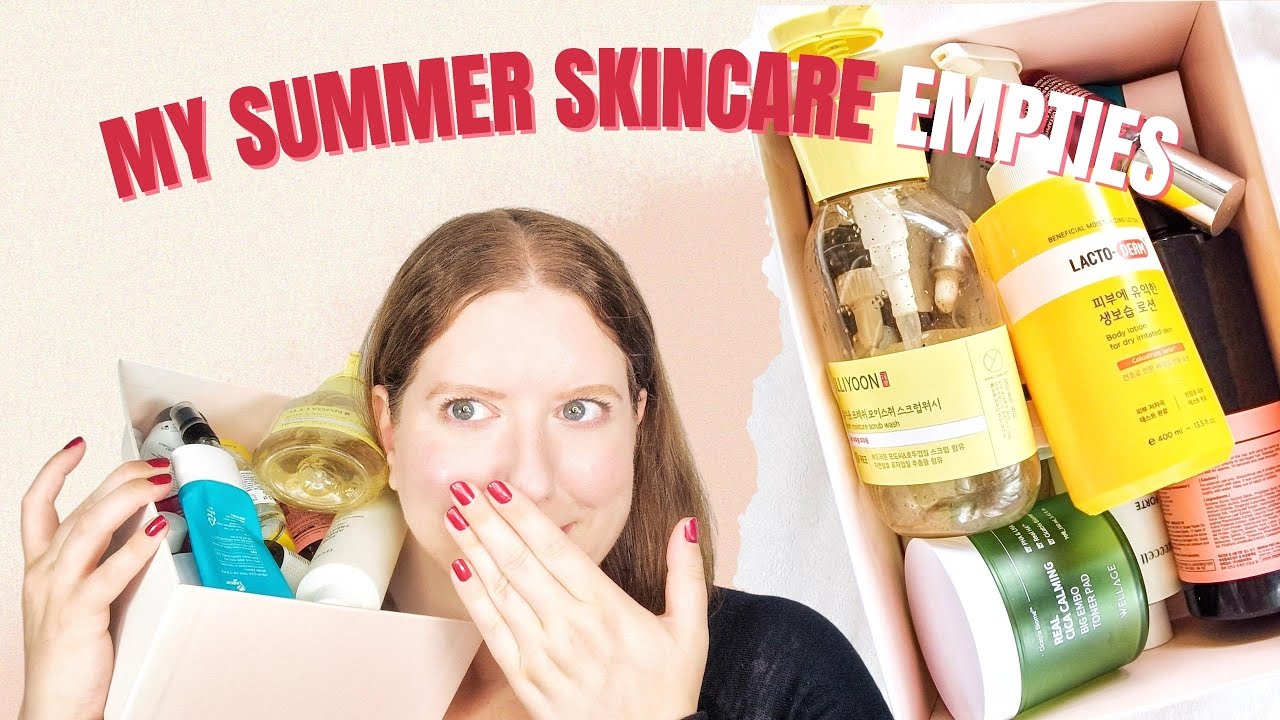 My Summer K-Beauty/ Skincare Empties - YouTube