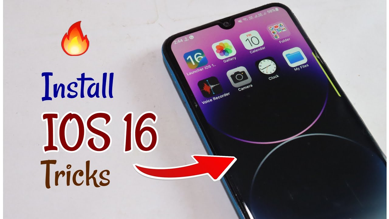 I Phone 14 Launcher install IOS 16 All Android Devices - YouTube