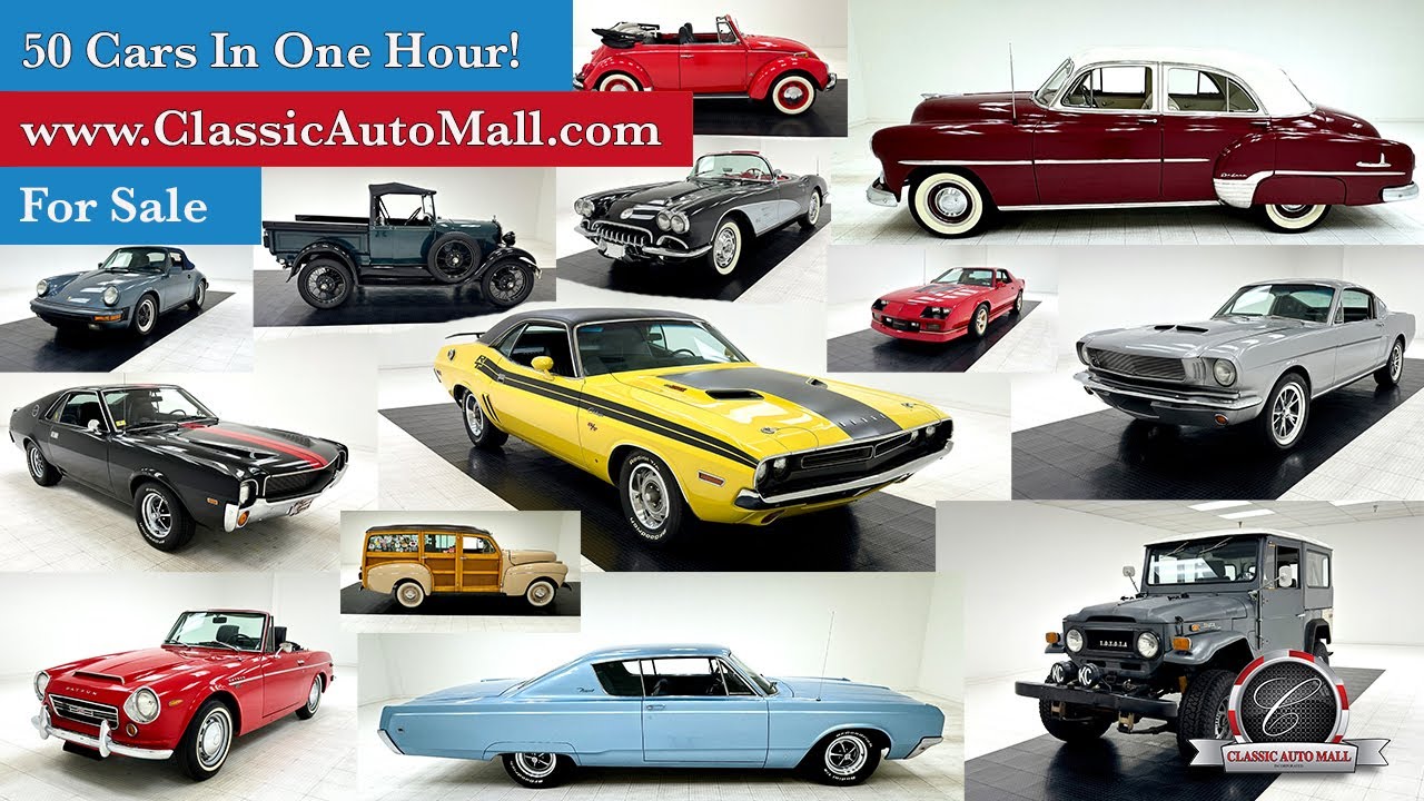 One Hour of 50 Great Cars at Classic Auto Mall - Consignments in ...