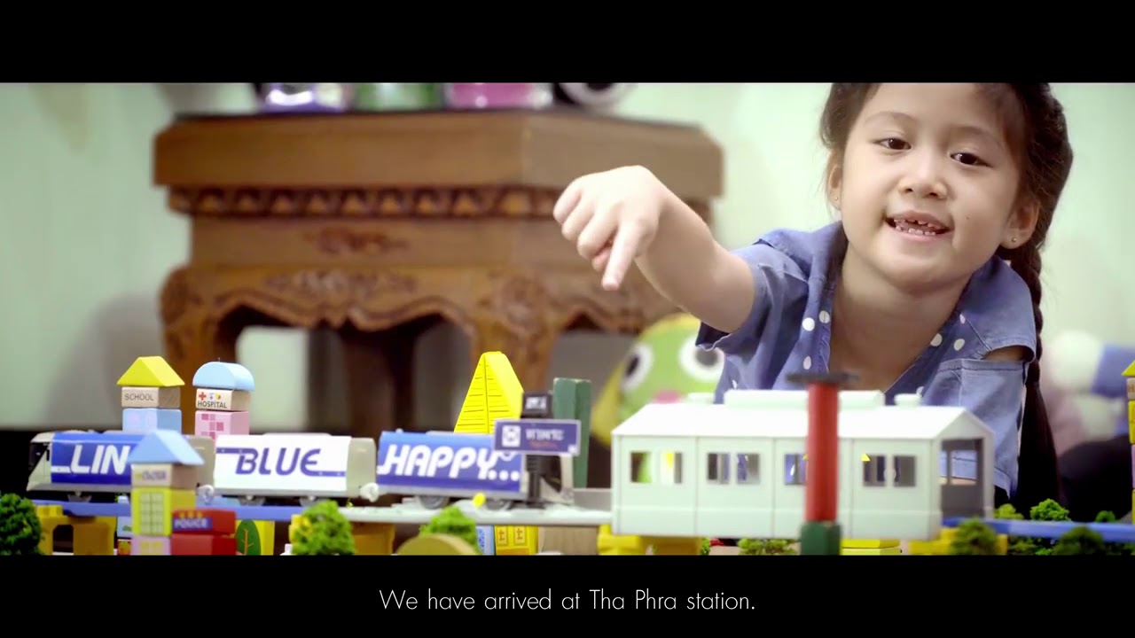 【หนังสั้น】'รถไฟฟ้าสายสีน้ำเงิน' MRT Happy Blue Line - YouTube