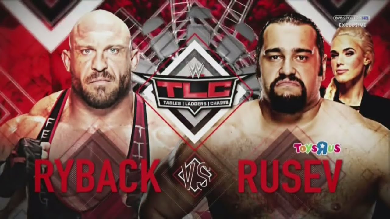 WWE TLC 2015 Ryback vs Rusev PG - YouTube