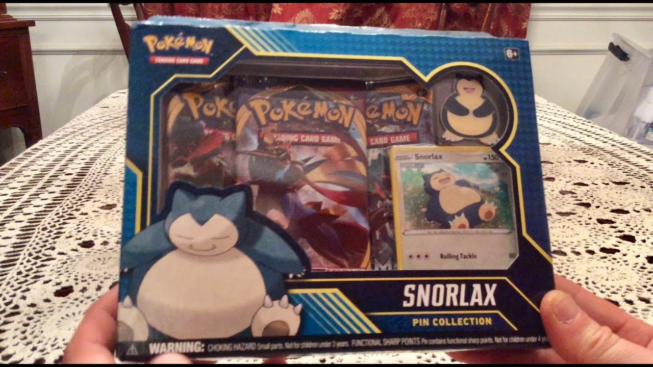 Opening a Snorlax Pin Collection - YouTube