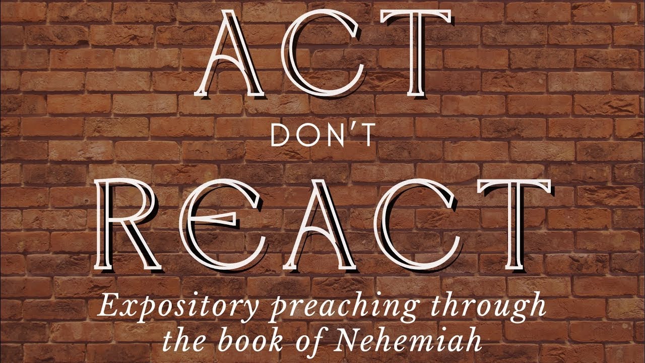 Baptist Center Church | Be Faithful; Lessons from Nehemiah | The Book ...