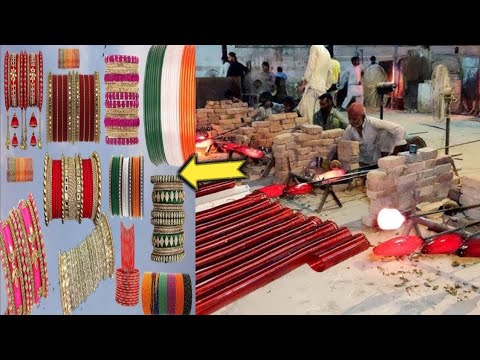 "Fascinating Journey: The Art of Crafting Beautiful Bangles Unveiled in ...