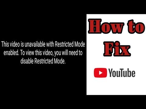 YouTube Fix This Video is Unavailable with Restricted Mode Enabled ...