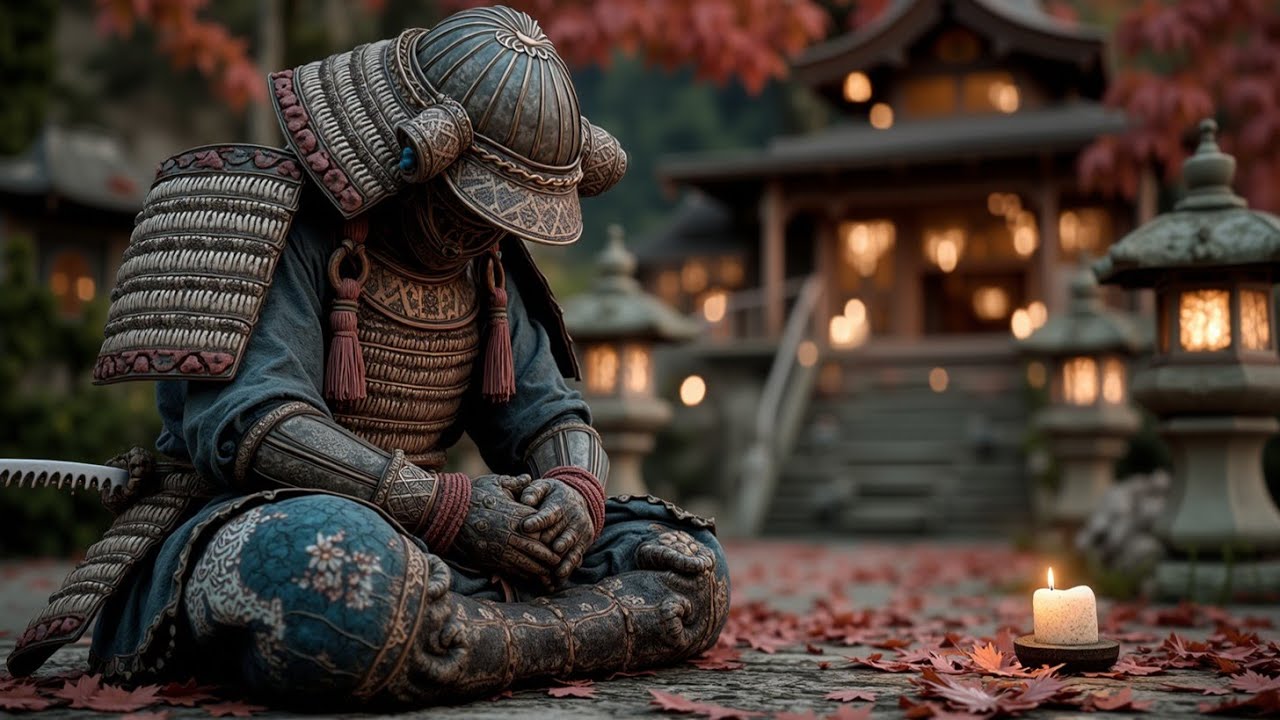 Samurai Zen Meditation Music | Japanese Ambient Flute Sounds for Deep ...