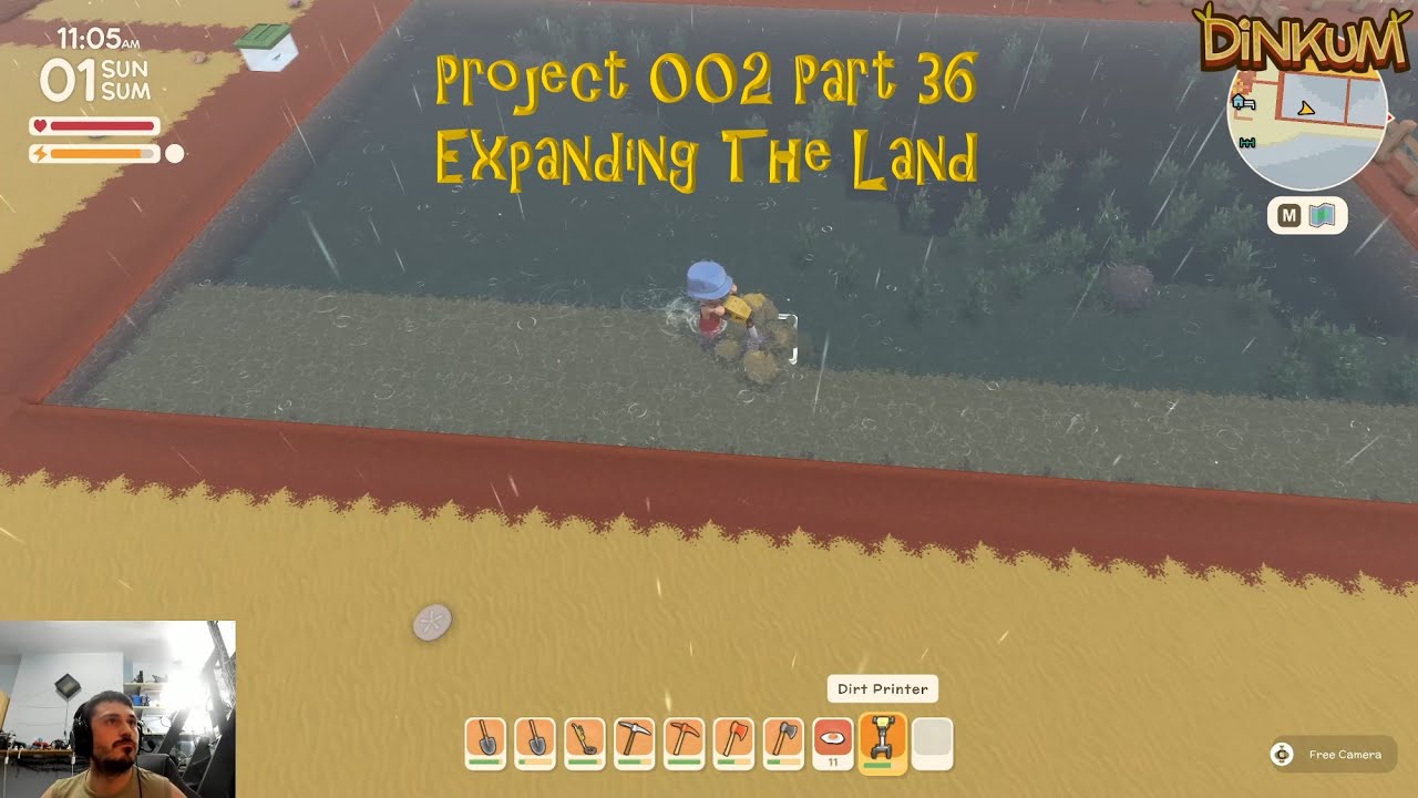 Dinkum Project 002 Part 36 Expanding The Land - YouTube