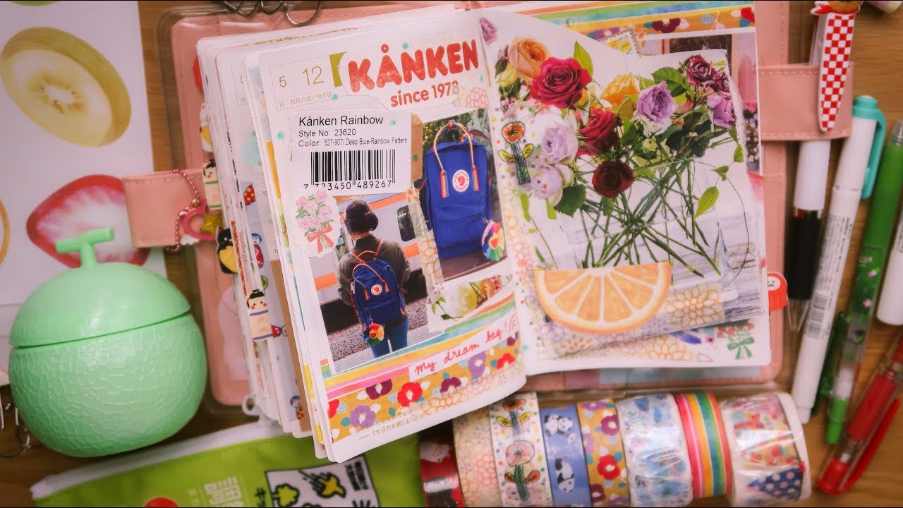 Journal With Me | Flower Theme 🌼 & Washi Tape Haul | Rainbowholic - YouTube