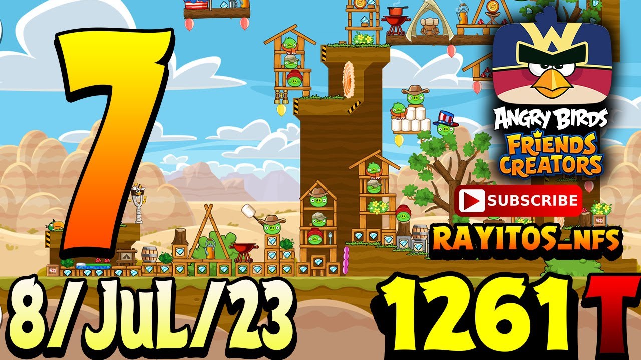 Angry Birds Friends Level 7 Tournament 1261 Highscore POWER-UP ...