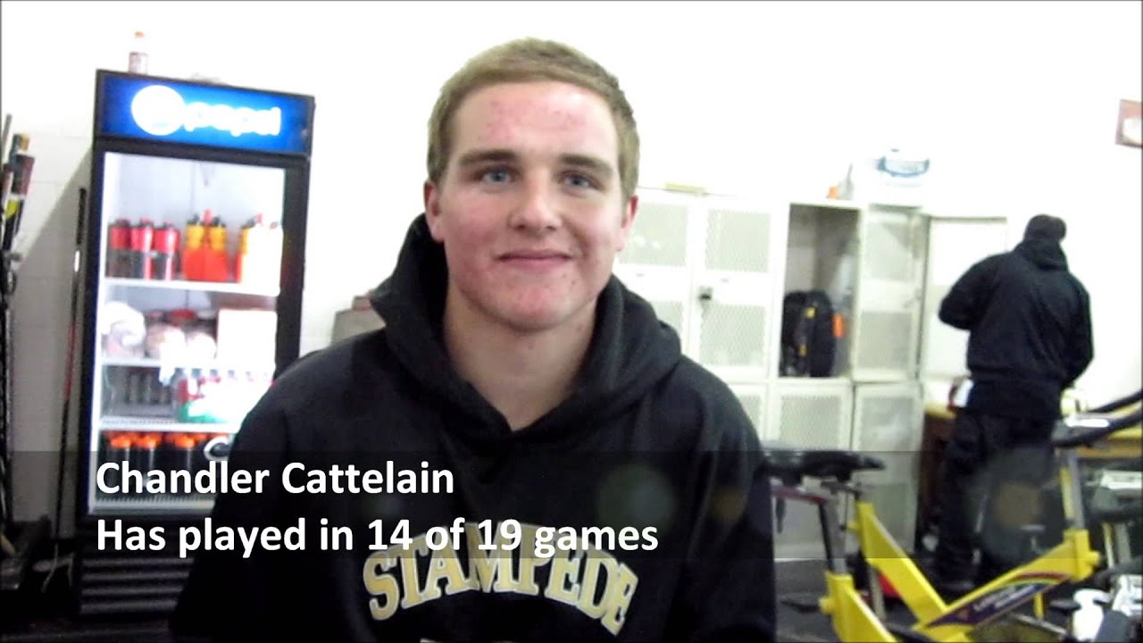 Cheyenne Stampede Player Profile: Chandler Cattelain - YouTube