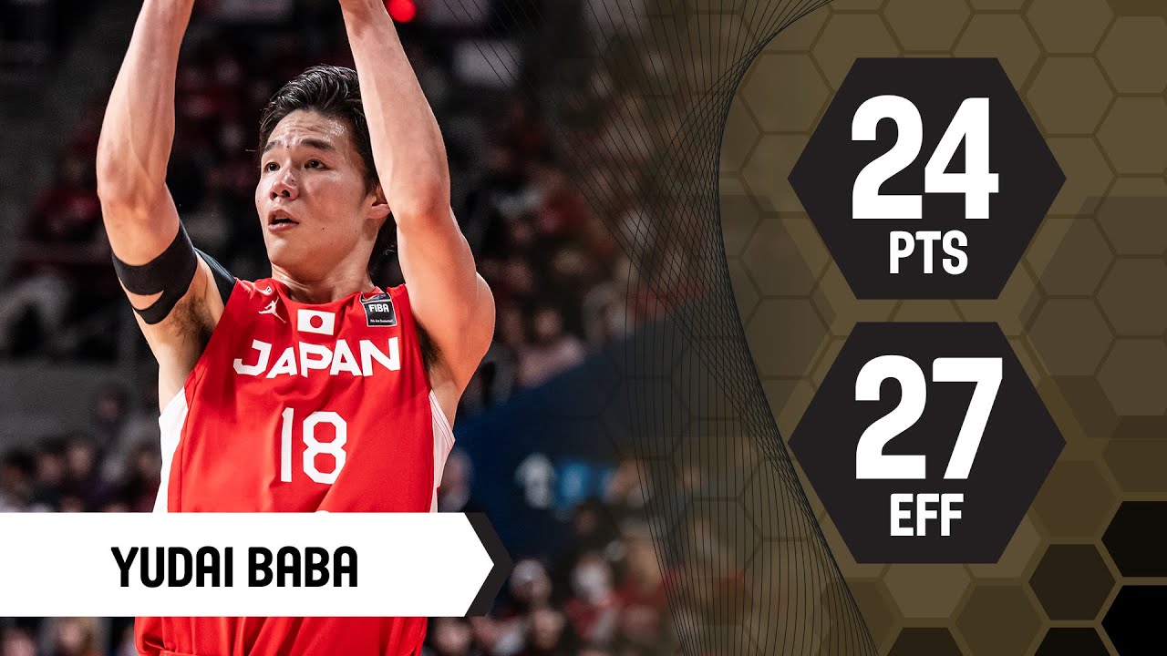Yudai Baba (24 PTS) | Top Performer | JPN vs CHN | FIBA Asia Cup 2025 Qualifiers - YouTube