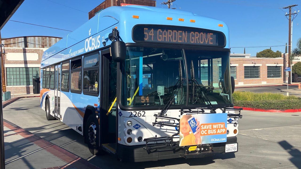 OCTA 2023 Gillig Low Floor Plus CNG #2262 - YouTube