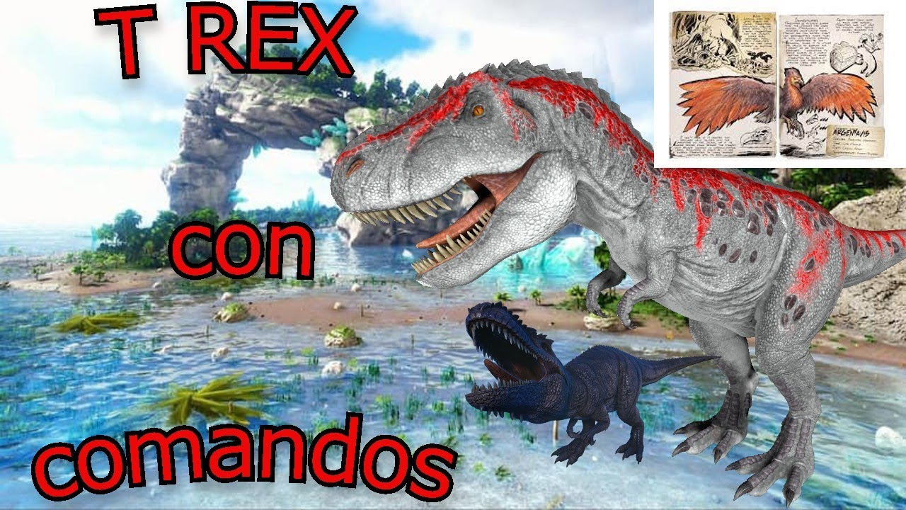 9 DINOSAURIOS CON COMANDOS FACIL EN ARK!!! |ARK: Survival Evolved [PS4 ...