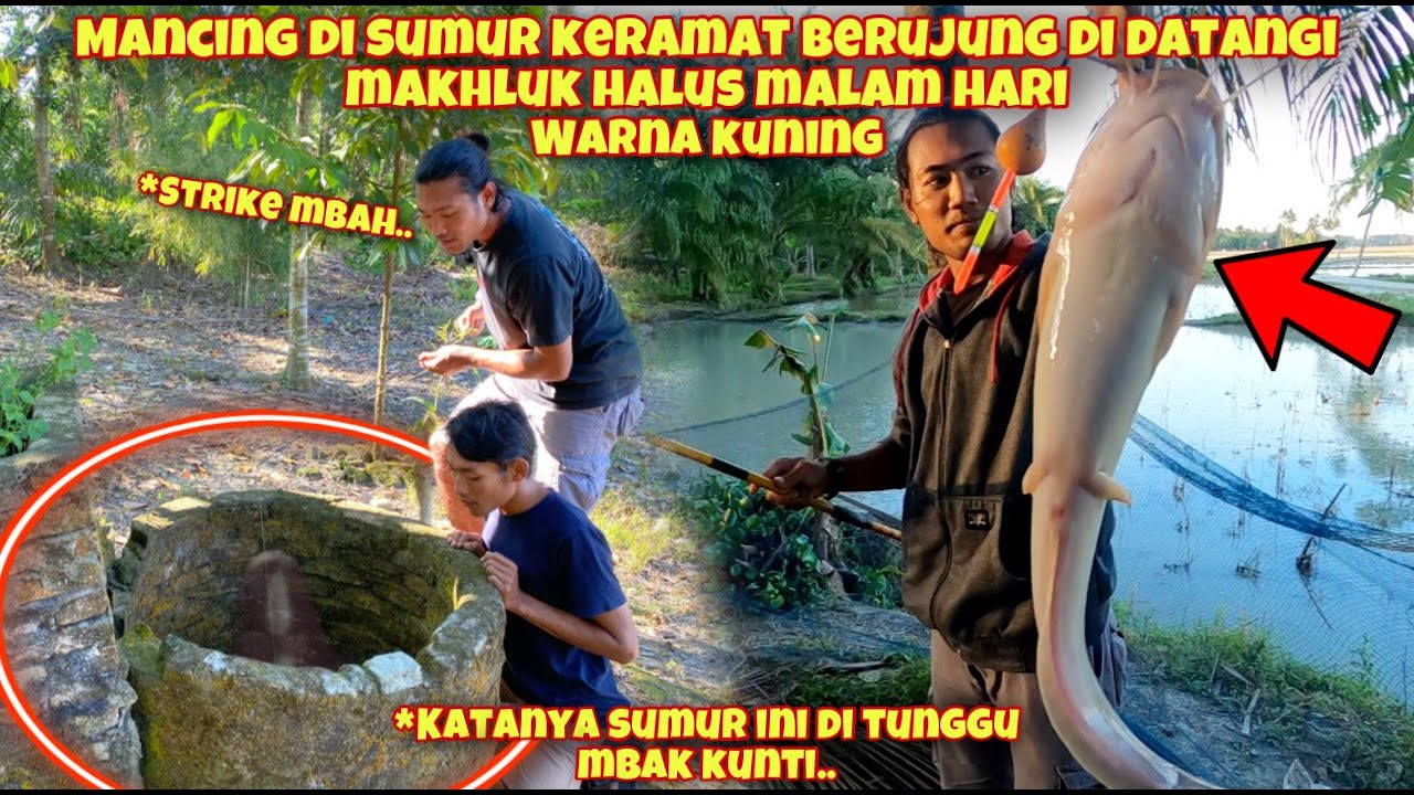 MANCING DI SUMUR ANGKER BERHANTU STRIKE IKAN PENUNGGUNYA WARNA HITAM ...