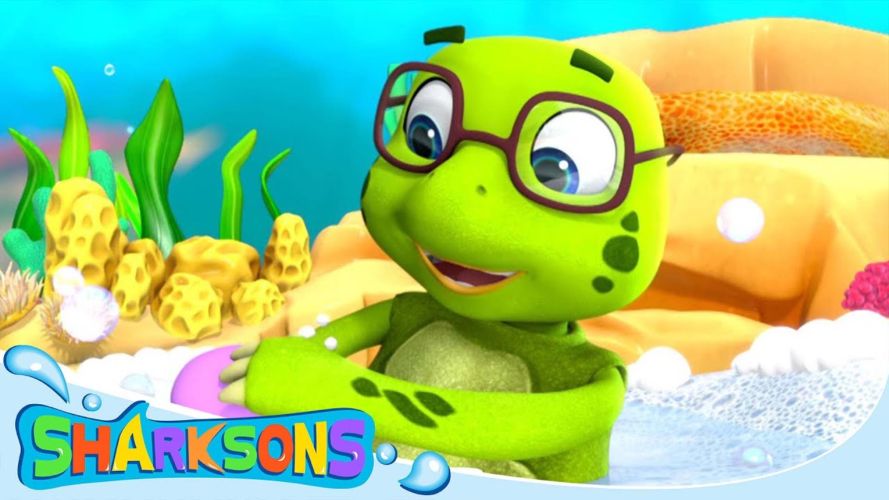Bath Song | Sharksons | Life at Sea | Kids Ocean Learning | Toddler ...