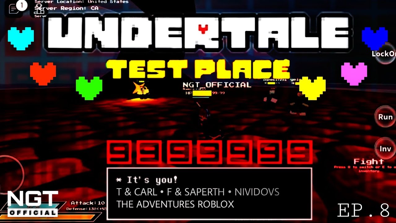 F & SaperTH, T & Carl & NIVIDOVS - Undertale : Test Place [NGT Release ...