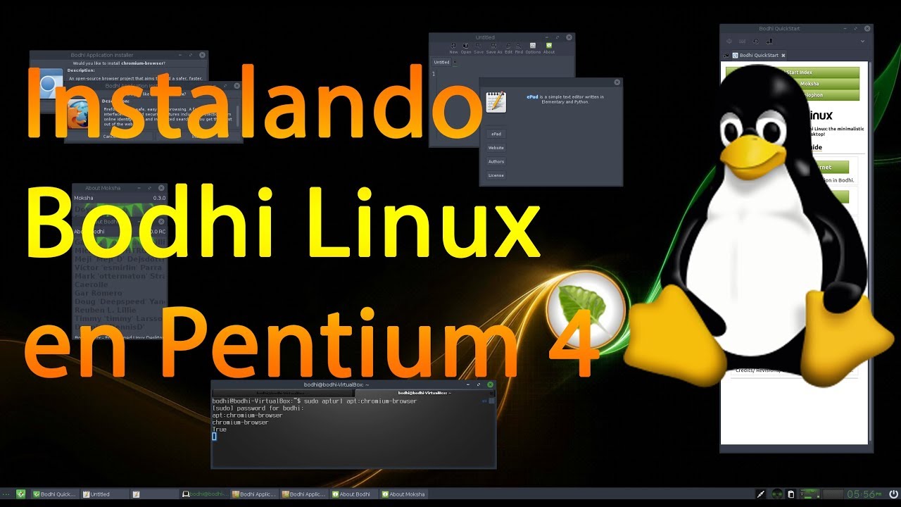 Como instalar Bodhi un Linux mas ligero - YouTube
