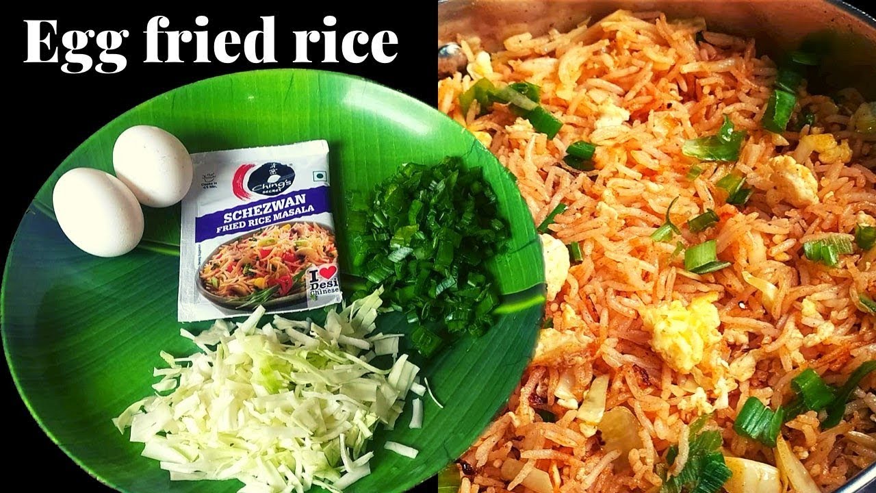Egg fried rice.Egg schezwan fried rice with chings schezwan fried rice ...
