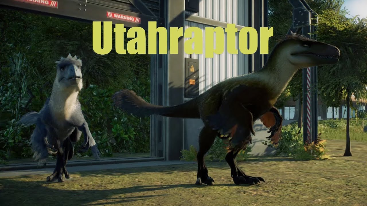 Utahraptor Release Animation JWE2 - YouTube