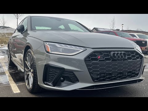 2022 Audi S4 Stock Exhaust Sounds 3.0 Turbo Popping B9