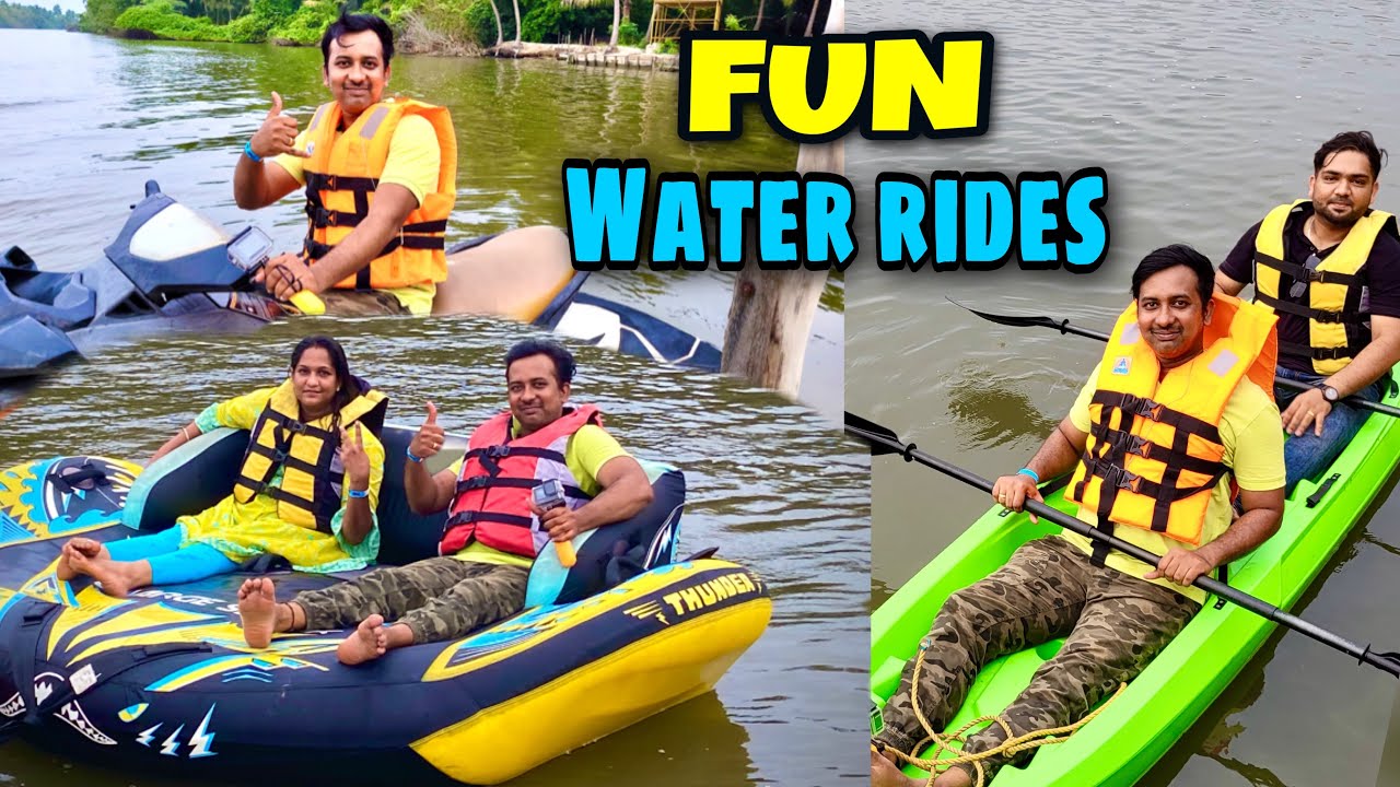 International Water Rides at pondy🔥| Thaaru maaru Rides at POP😱 | part ...