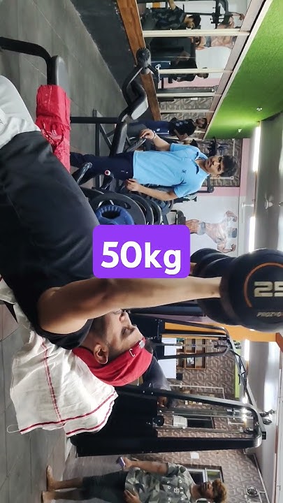 50kg chest workout #gym #fitness #motivation #bodybuilding #transformation #shots #shorts # ...