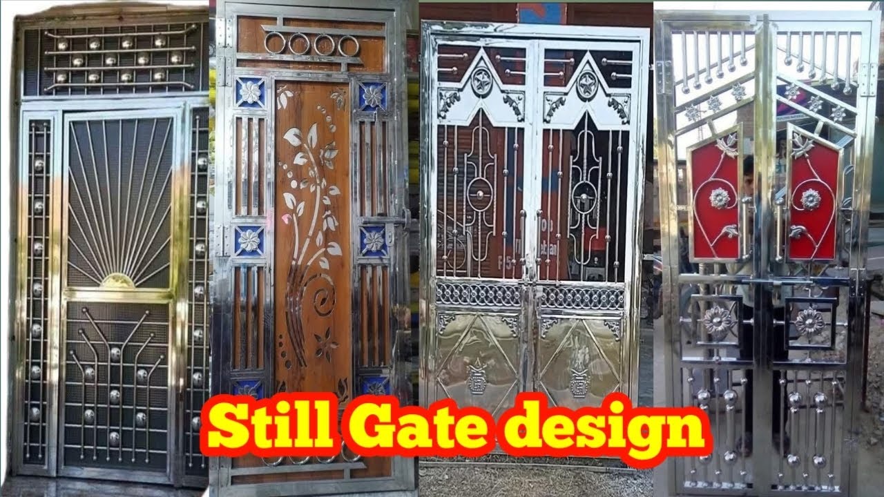 best steel gate design for home || best main gate design for home - YouTube