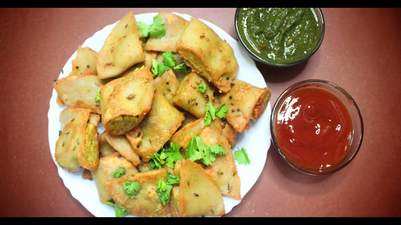 पानी वाली गुजिया, भकोसा, दाल फरा, पनगोझा Atta Chana Dal Fara Recipe ...