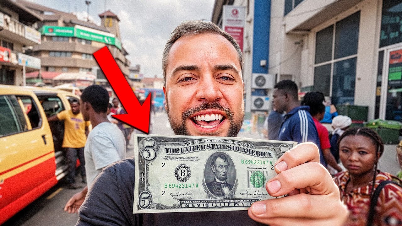 This is what you can get with $5 on the streets of Accra, Ghana - YouTube