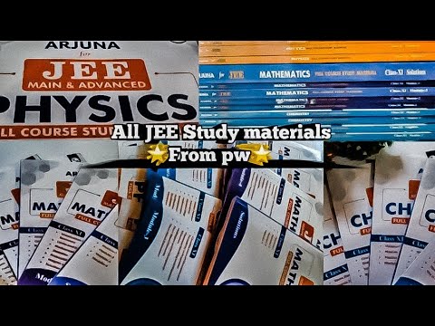 JEE Study Materials⚡️🌟 Pw modules🌟 iit-jee 2025 #iitjeepreparation # ...