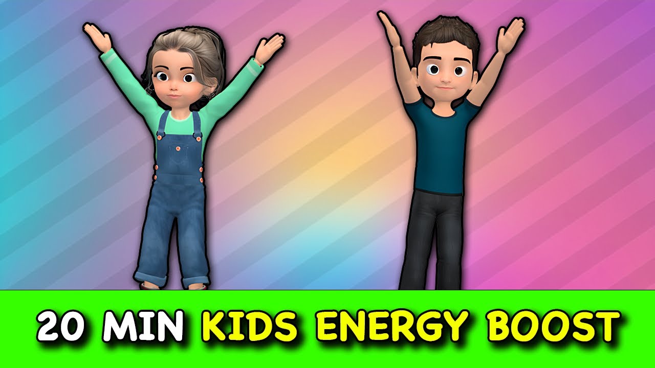 Kids Energy Boost: 20 Min Fun Heart Health Workout At Home! - YouTube