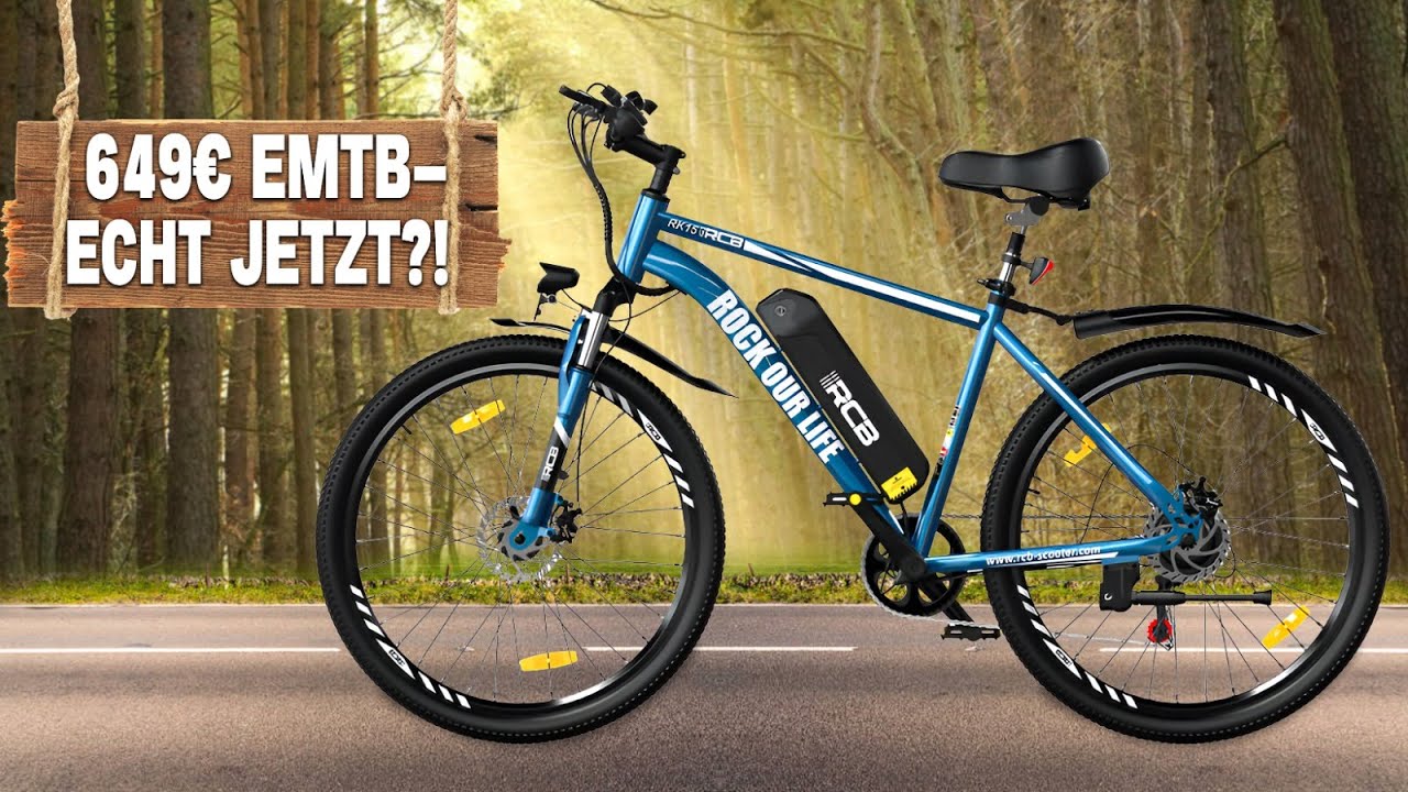 E-Bike RCB RK15 Das billigste EMTB – Schnäppchen oder Schrott? - YouTube