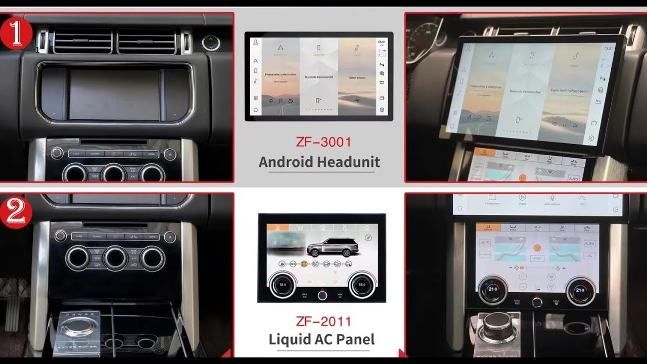 Old to New Interior Upgrades Kit for Land Rover Range Rover 2013 to ...